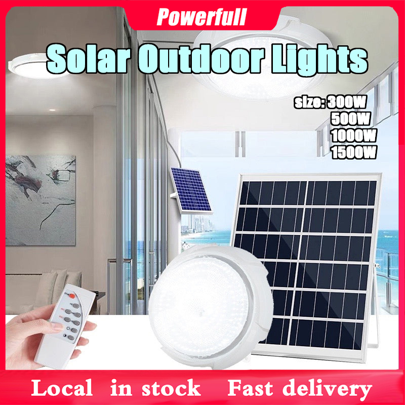 LED Solar Ceiling Light Pendant Light Indoor 300w-1500w Solar Ceiling ...
