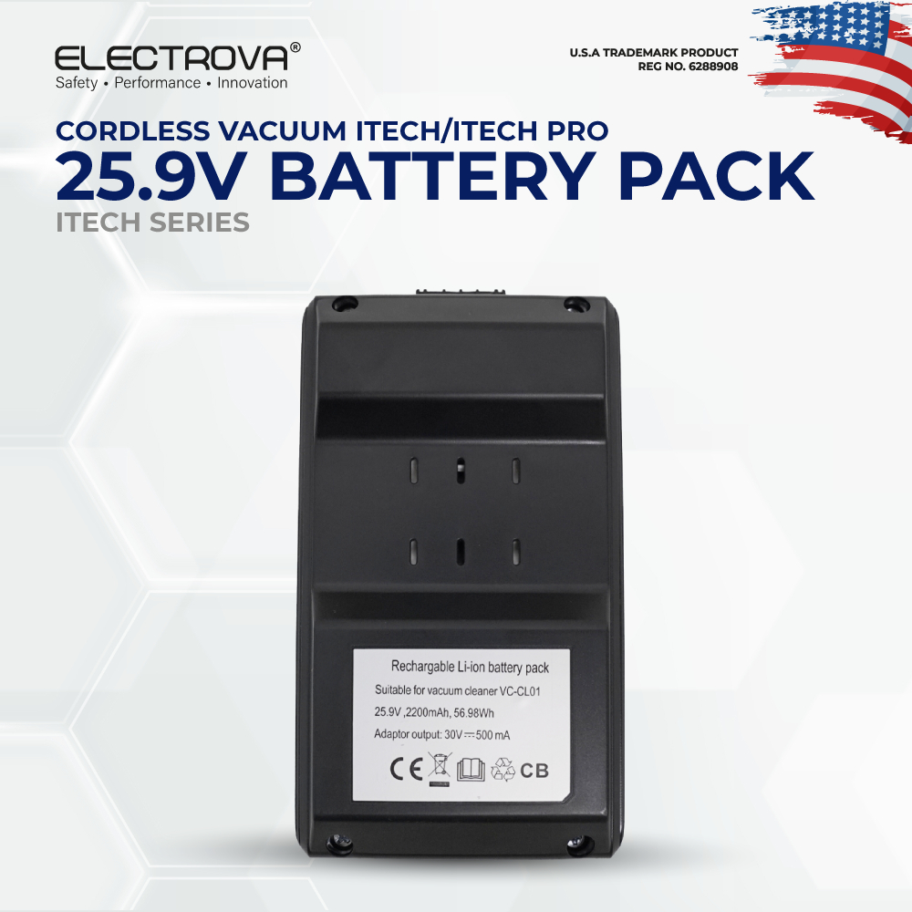 Electrova 25.9V Battery Pack for iTech and iTech PRO Series Cordless ...