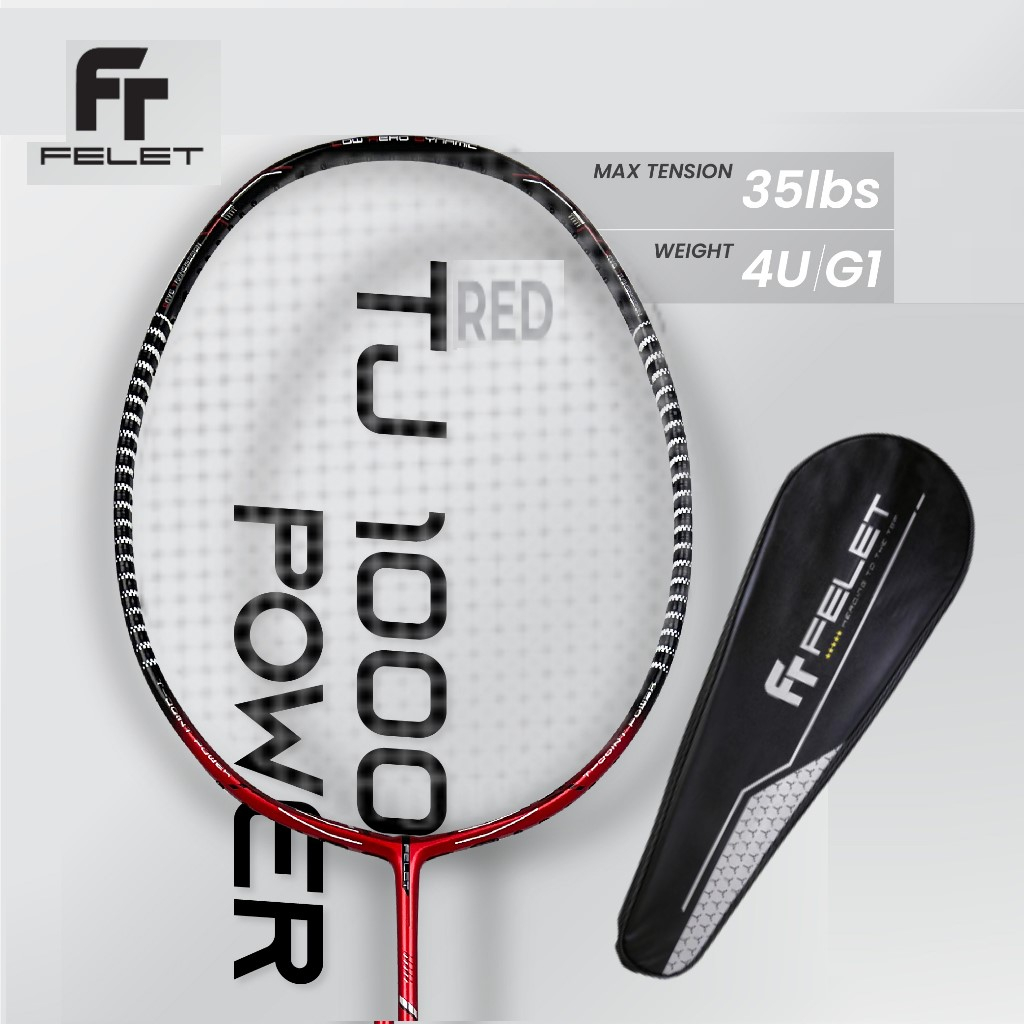FELET racket tj 1000 series power/ speed/ control ( free FULL COVER BAG ...