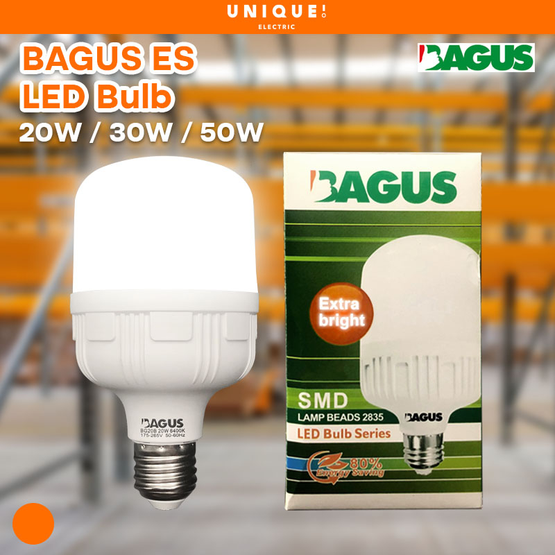 BAGUS ES LED E27 BIG BULB 20W/30W/50W | Shopee Malaysia