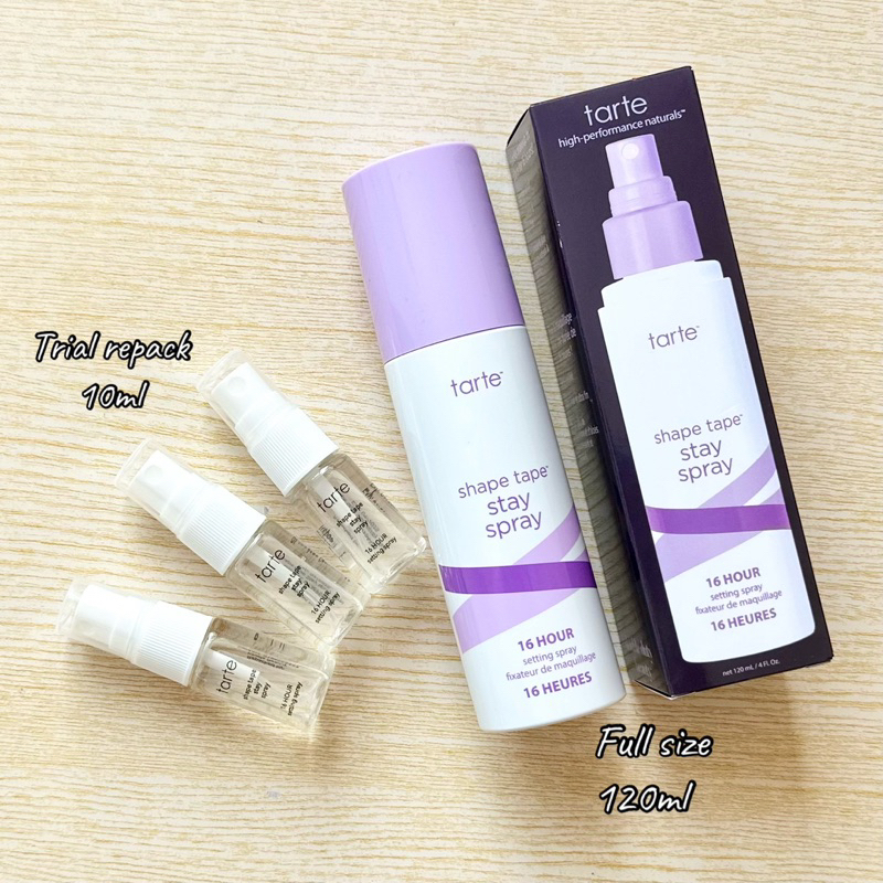 💯% Authentic Tarte Shape tape™ stay spray vegan setting spray | Shopee ...
