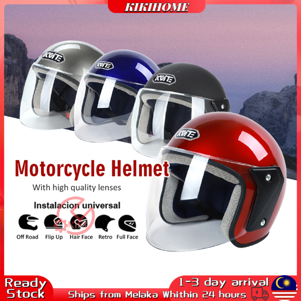 Motorcycle Helmet with Double Lens Motor Helmet Topi Keledar Motosikal ...