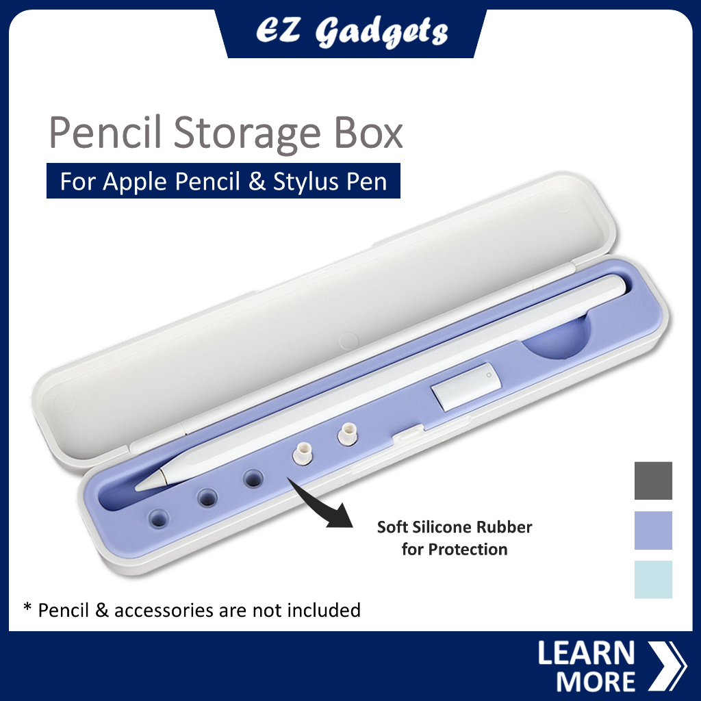 Pencil Storage Box for Apple Pencil 2nd 1st Gen USB C Pencil Pro Stylus ...