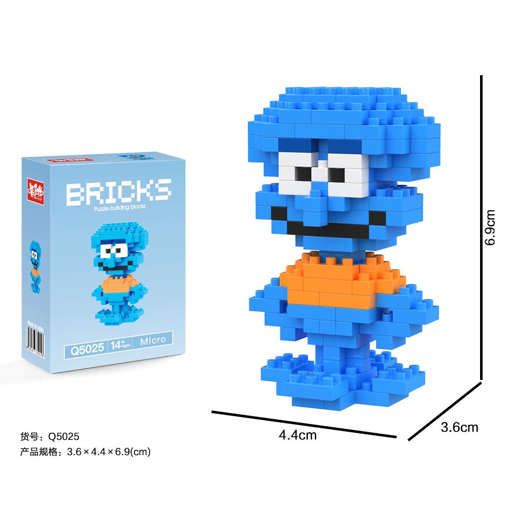 20 design cartoon brick 40 design cartoon Bricks nano Block Cute toys ...