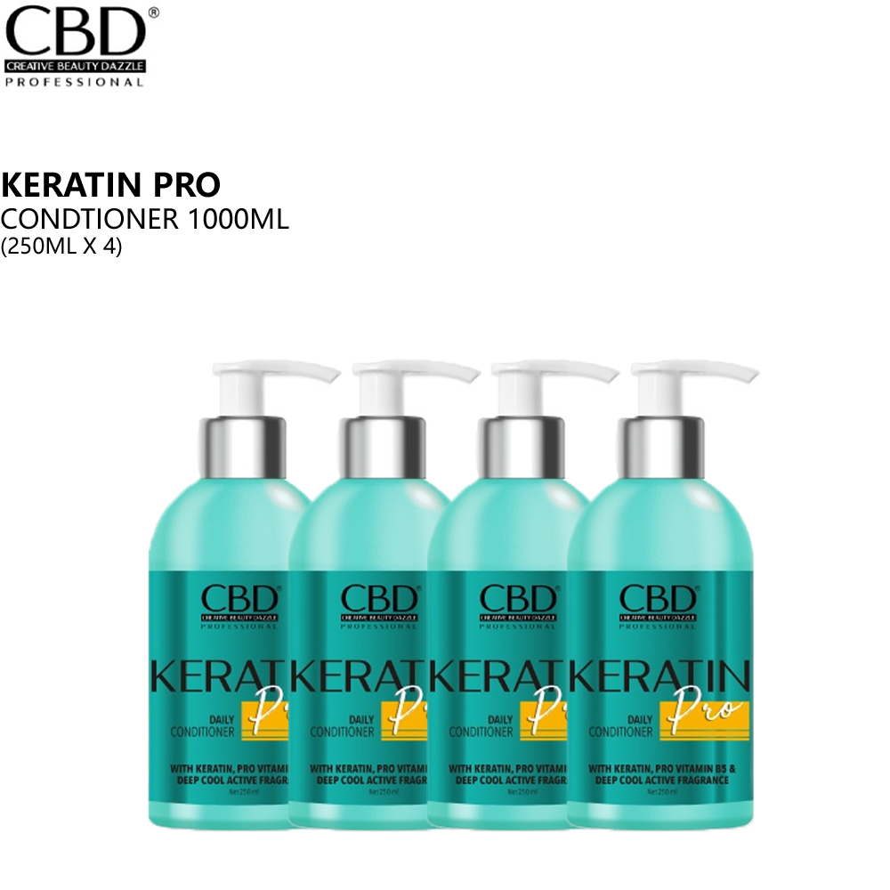 CBD Professional Keratin Pro Daily Conditioner (250ml x 4/1000ml ...