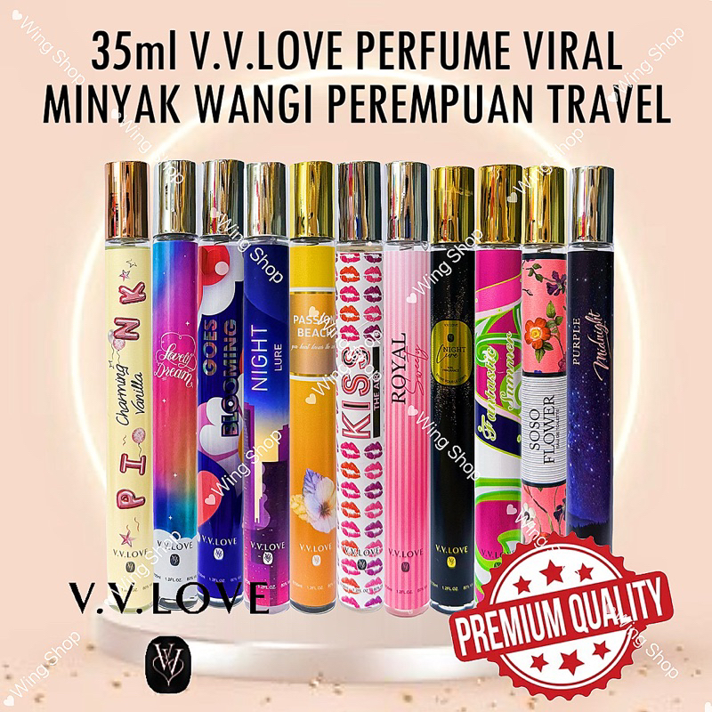 35ml Original V.V.Love Perfume Panjang Viral For Women Travel Pocket ...