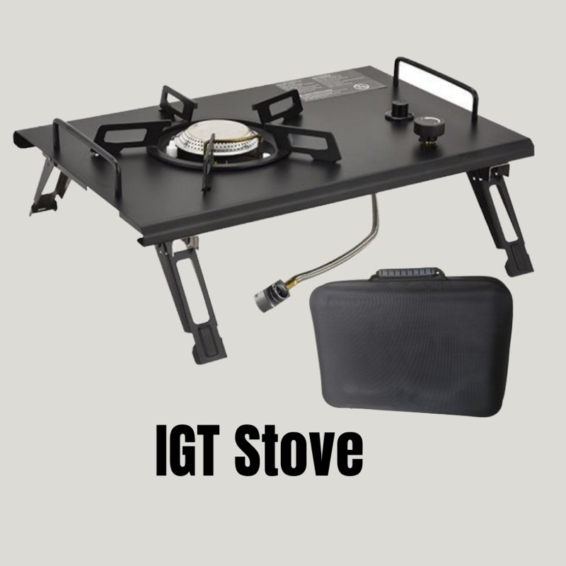 🔥Ready Stock🔥 Camping IGT Stove 4000W Stainless Steel Portable Gas Stove IGT Modular Outdoor ...