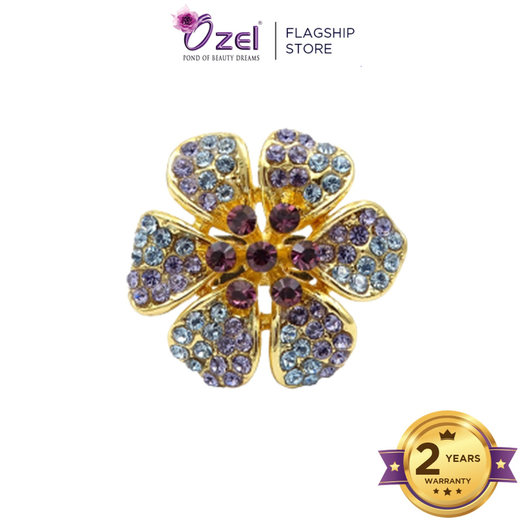 Ozel Flower Brooch B173 Pin Tudung, Hijab, Baju Kurung & Kebaya untuk ...