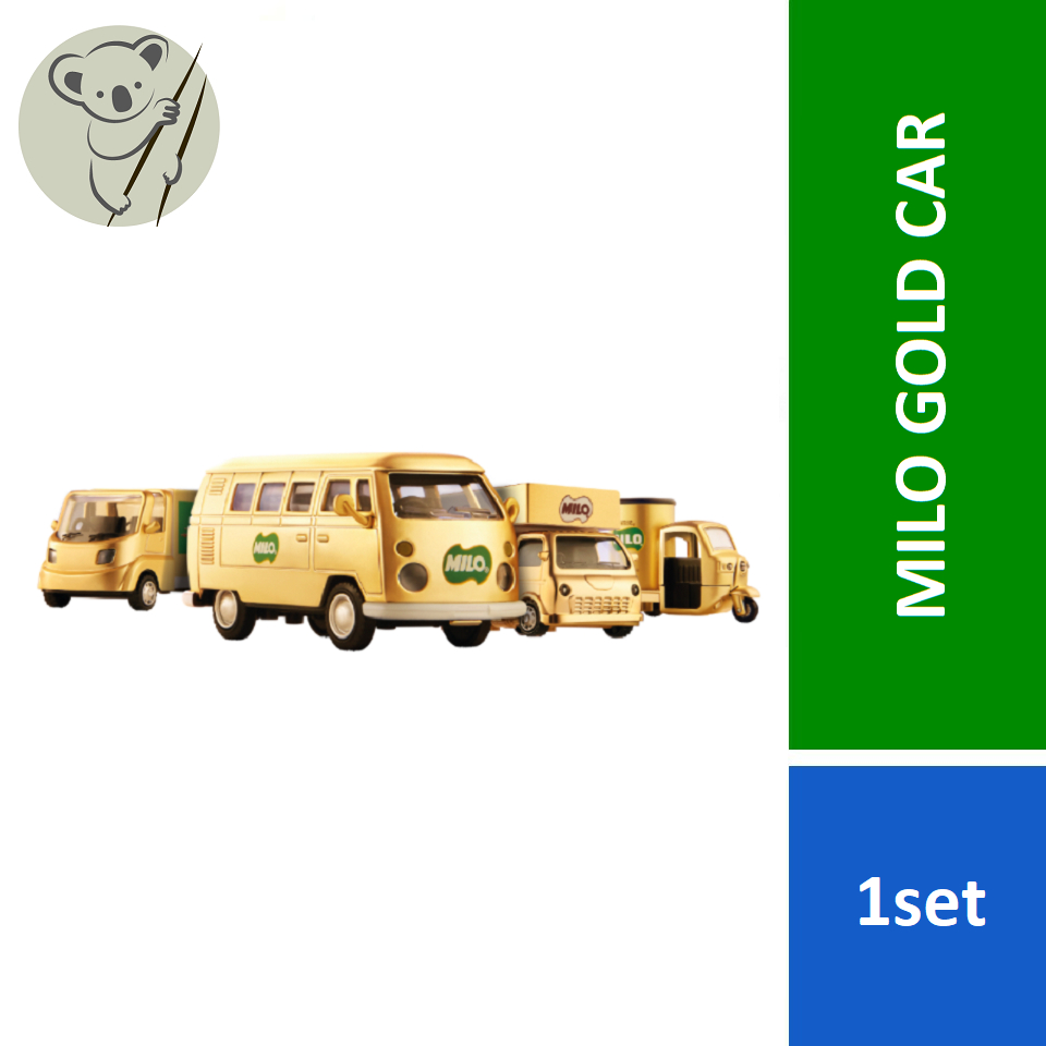 [Limited Edition] Milo Set Van EMAS Edisi Terhad, GOLD Milo Vintage Van ...