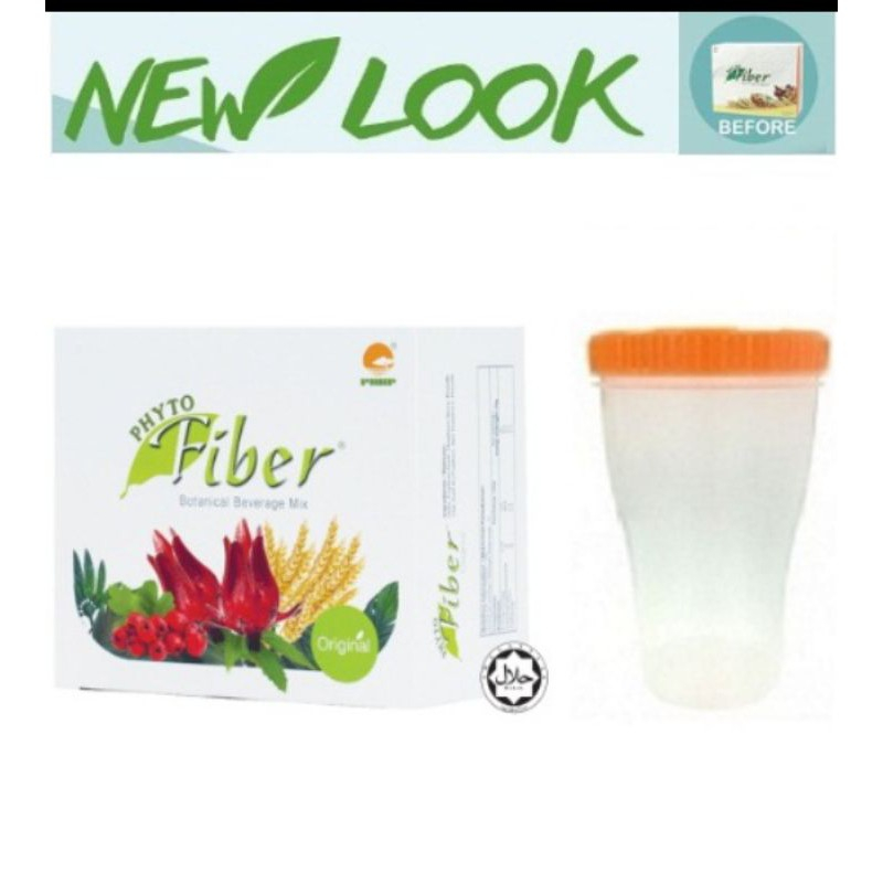 PHHP Phyto Fiber Lemon Flavor 15 Sachets With 1 Shaker (Exp : 04/2025 ...