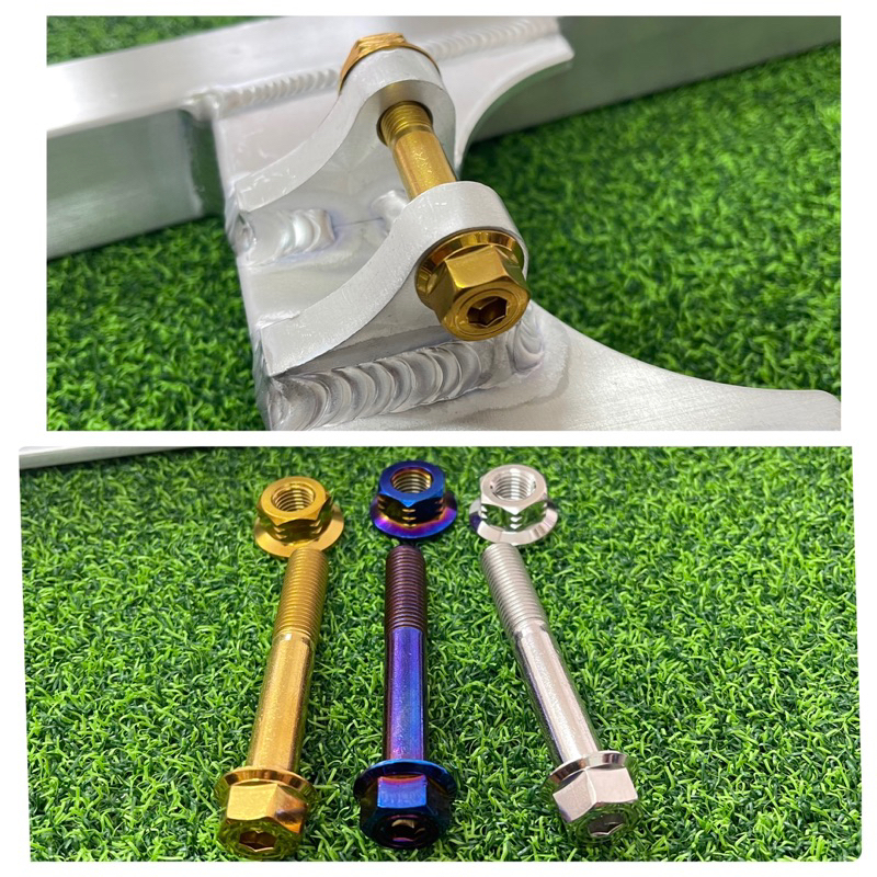 BOLT SKRU + NUT MONO ABSORBER ARM ALOI RR150 ZX150 ZSR KR150 THAILOOK ...