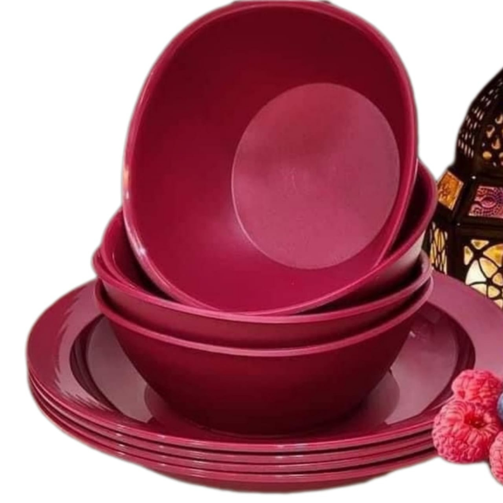Tupperware Pinggan & mangkuk/plate(550ml) & Bowl(700ml) | Shopee Malaysia