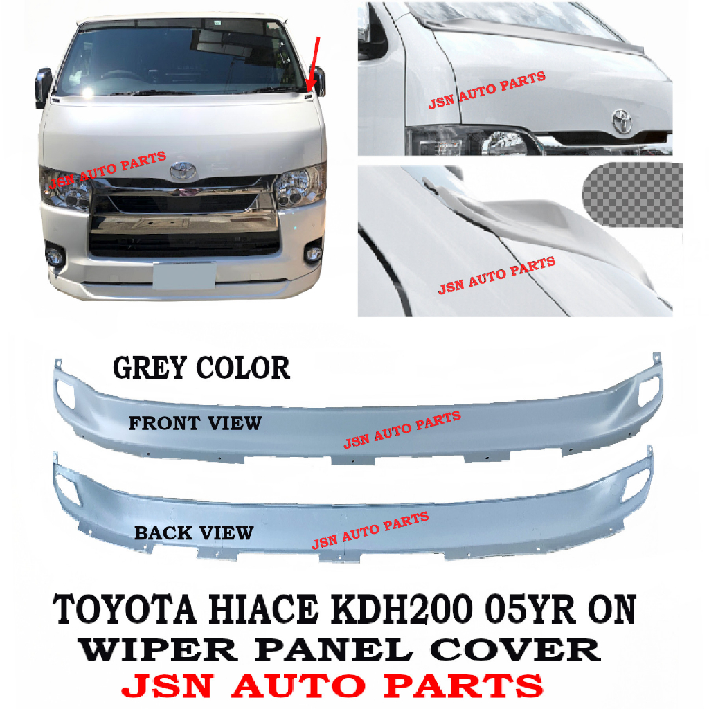 J124S02 WIPER PANEL COVER TOYOTA VAN KDH200 05YR ON HIACE | Shopee Malaysia