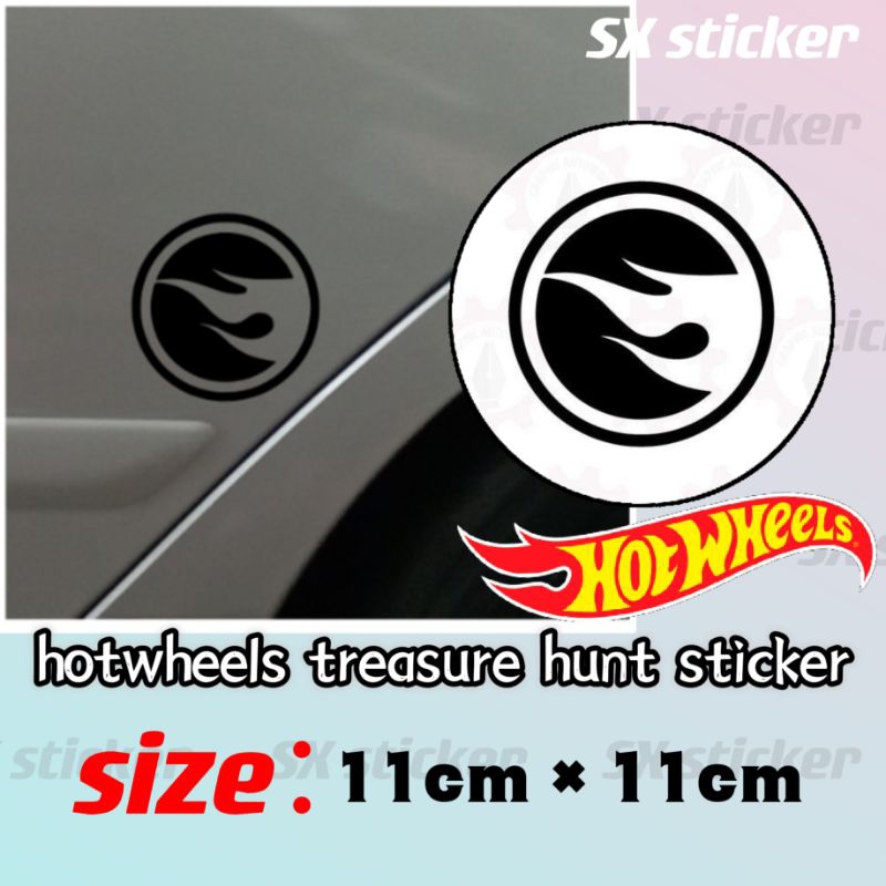 hotwheels treasure hunt/super treasure hunt logo cutting sticker ...