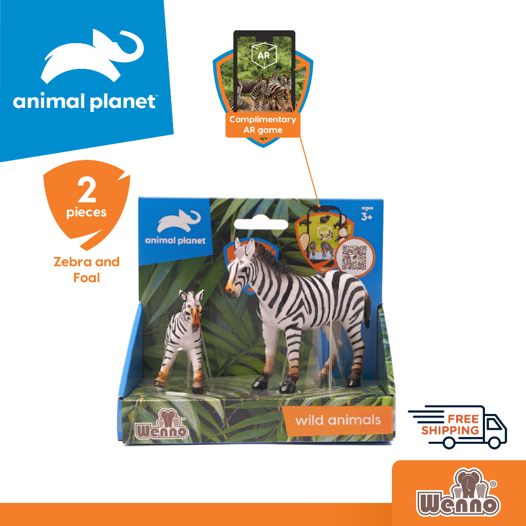 Wenno x Animal Planet 1-3pcs Animal Figurines in open box set Animal ...