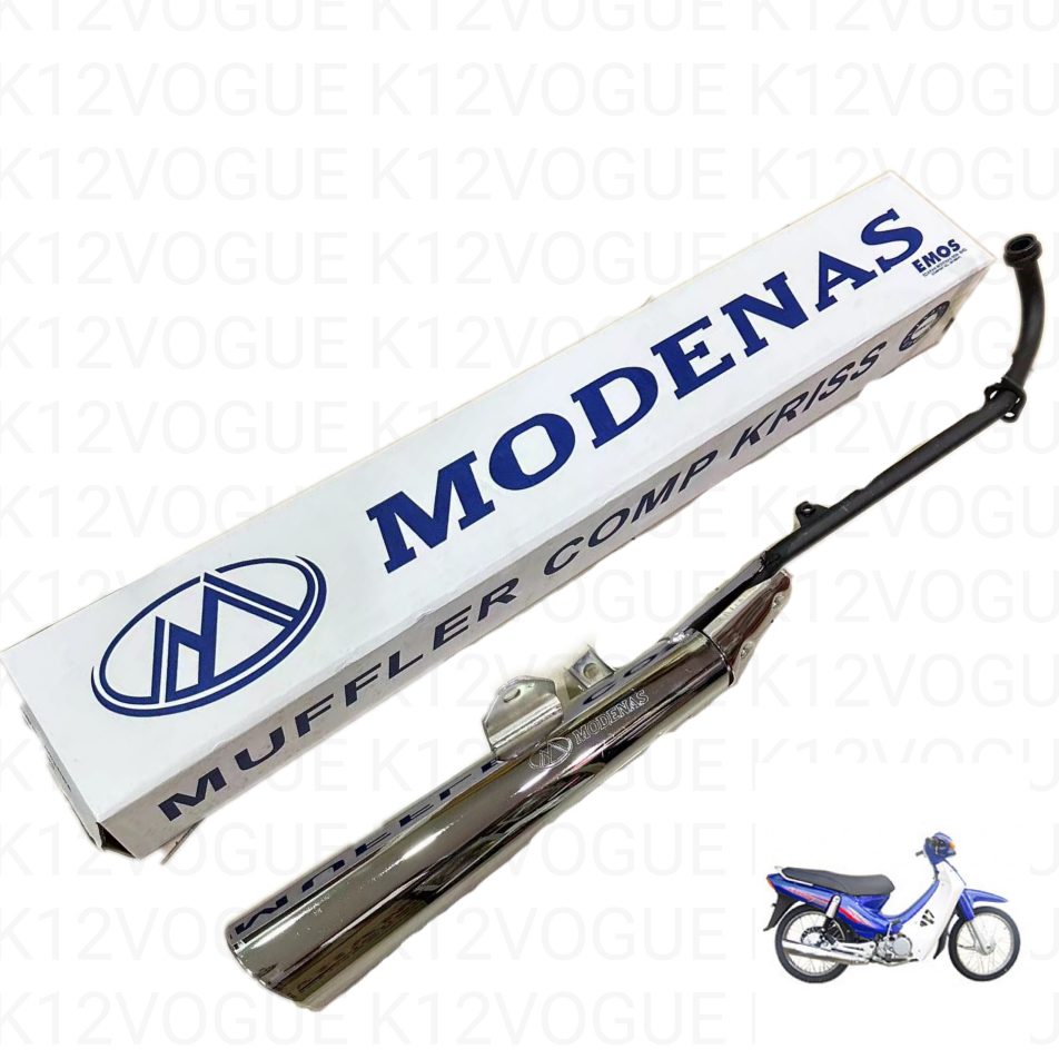 MODENAS KRISS 110 / KRISS 1/ KRISS 2 / EXHAUST MUFFLER STANDARD EMOS EKZOS PIPE | Shopee Malaysia
