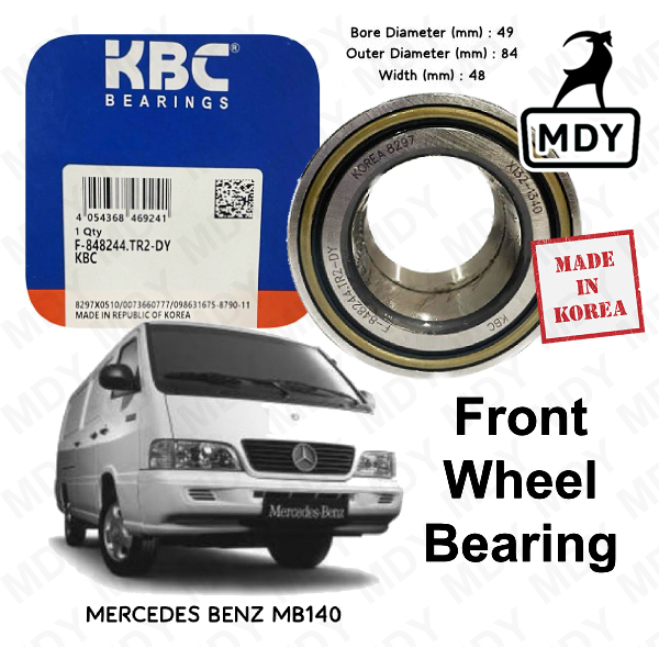KBC Front Wheel Bearing MB100 MB140 Front Wheel Bearing | Shopee Malaysia