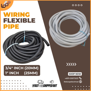 [READY STOCK] PVC FLEXIBLE PIPE WIRING / PAIP FLEKSIBEL PVC / PVC ...
