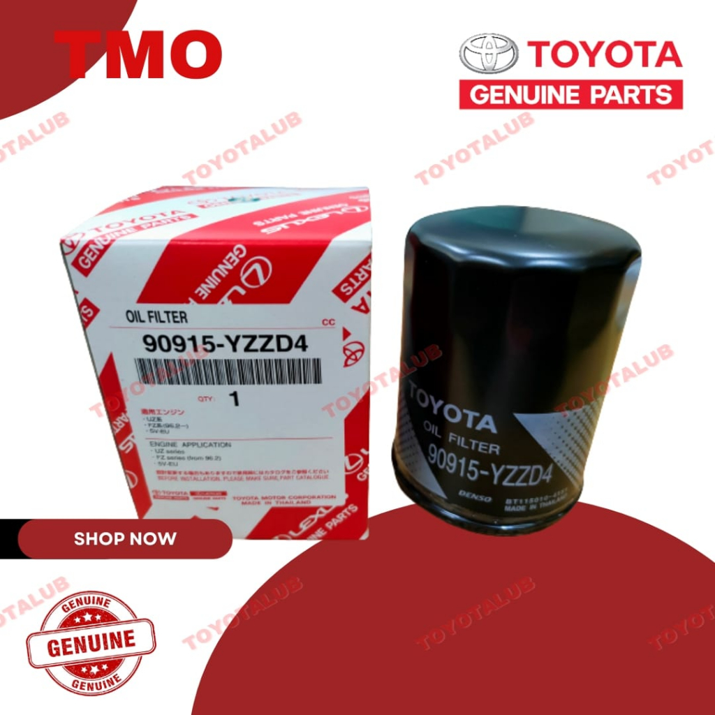 Toyota Original Oil Filter 90915-YZZD4 Innova Fortuner Land Cruiser ...