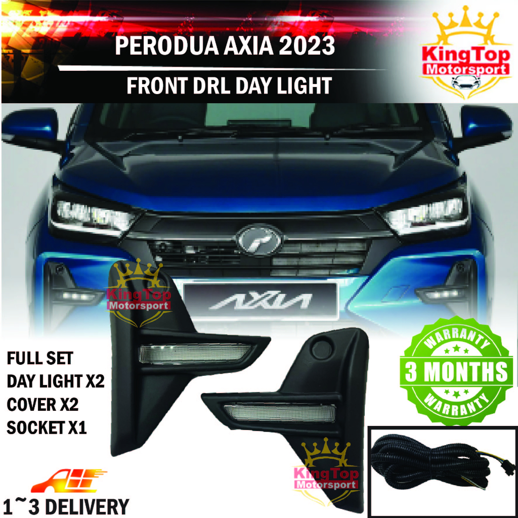 Perodua Axia 2023 Led DRL Daylight With Signal Running Casing Cover ...