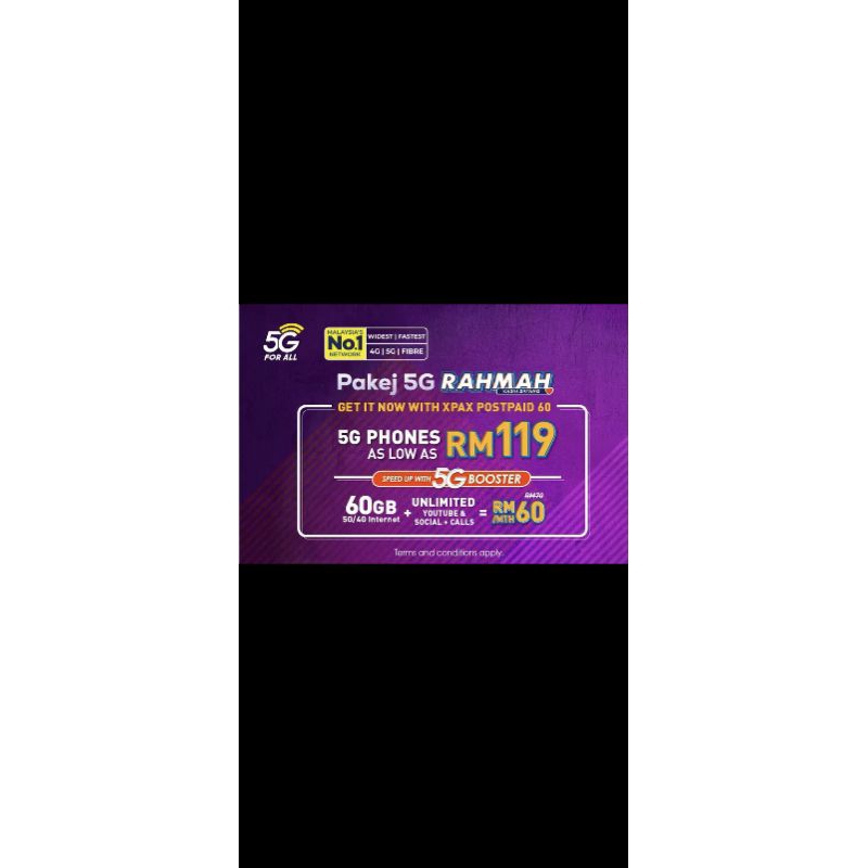 PAKEJ 5G RAHMAH(Celcom) | Shopee Malaysia