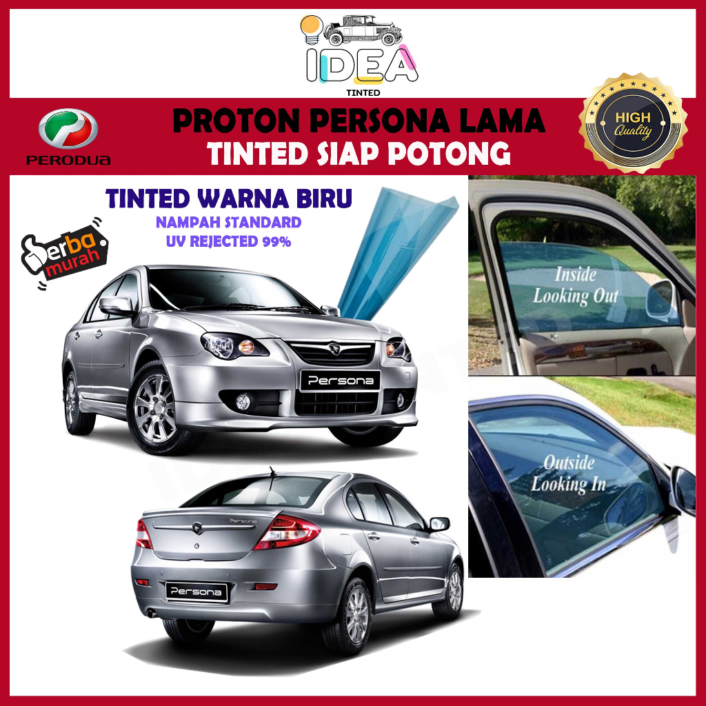 Proton Persona lama 2006-2015_TINTED CROMAX BIRU/Blue Tinted/ Tinted ...