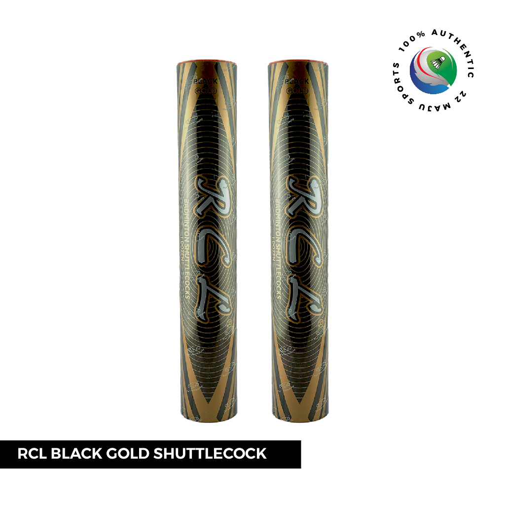 RCL BLACK GOLD BADMINTON SHUTTLECOCK 77 SPEED ( 1 DOZEN ) | Shopee Malaysia
