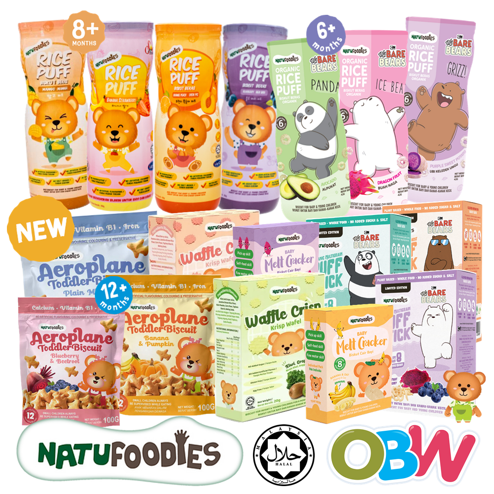 Natufoodies Organic Rice Baby Puff | Natufoodies Stick | Baby Snack ...