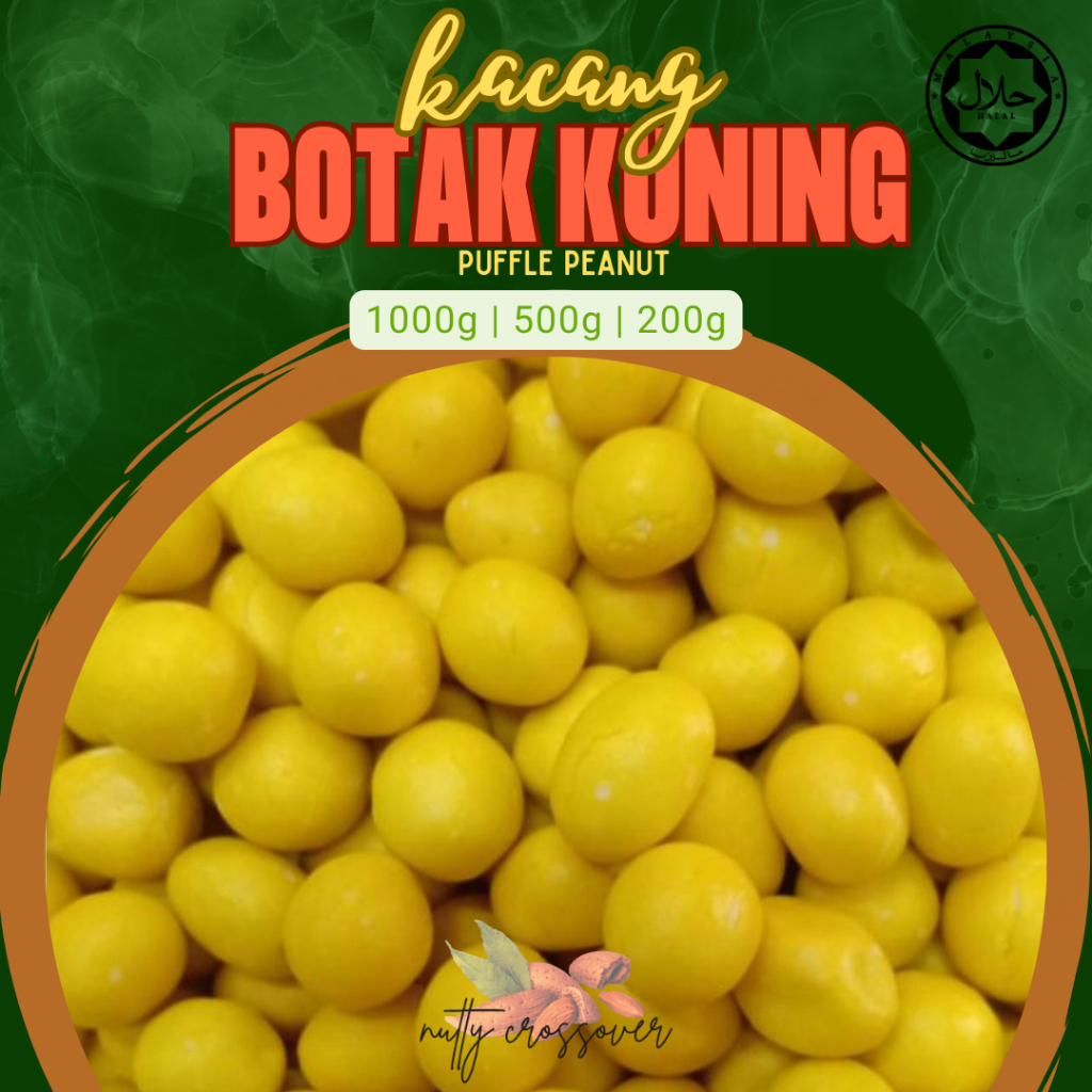 [NEW LISTING] KACANG Botak Kuning / Kacang Telur / Puffle Peanut 1000g ...