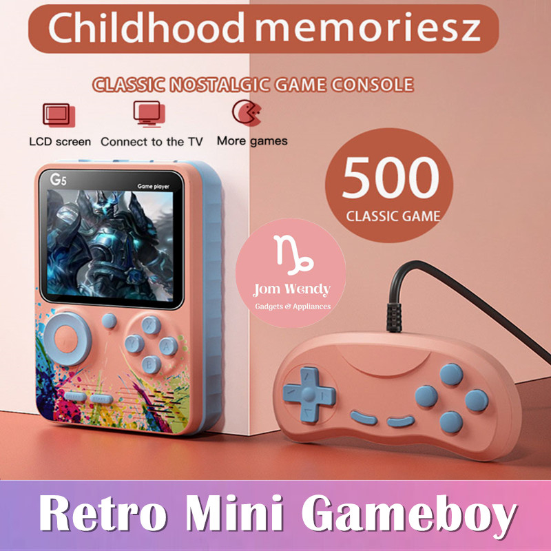 NEW STOCk - 500 Games Retro Mini Gameboy Game Console Sup Player Sup G5 ...