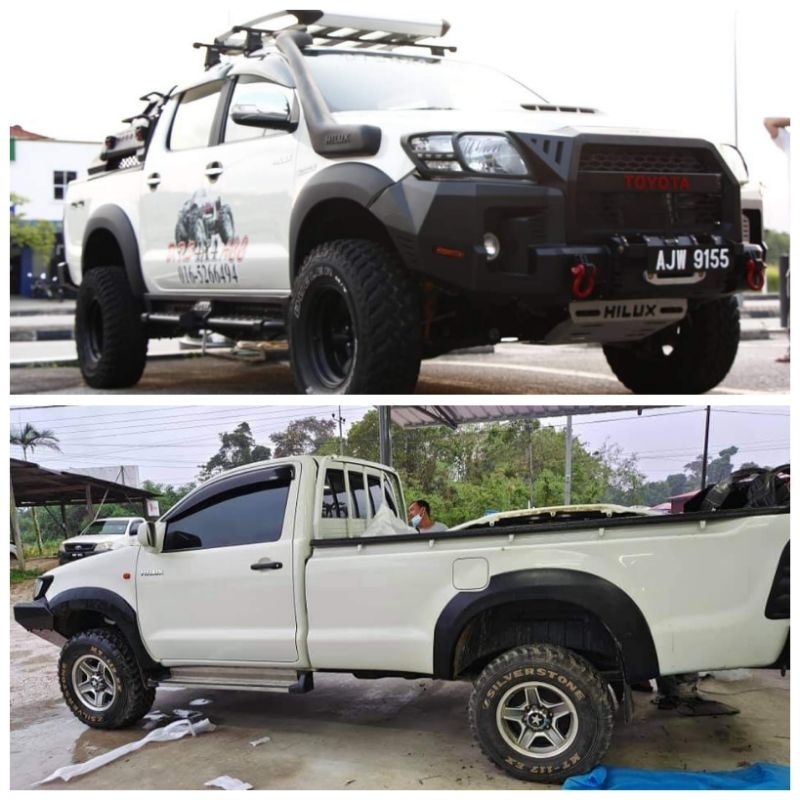 Hilux Vigo 2door single cab & Vigo Champ 2012-2014 4door fender arch in ...