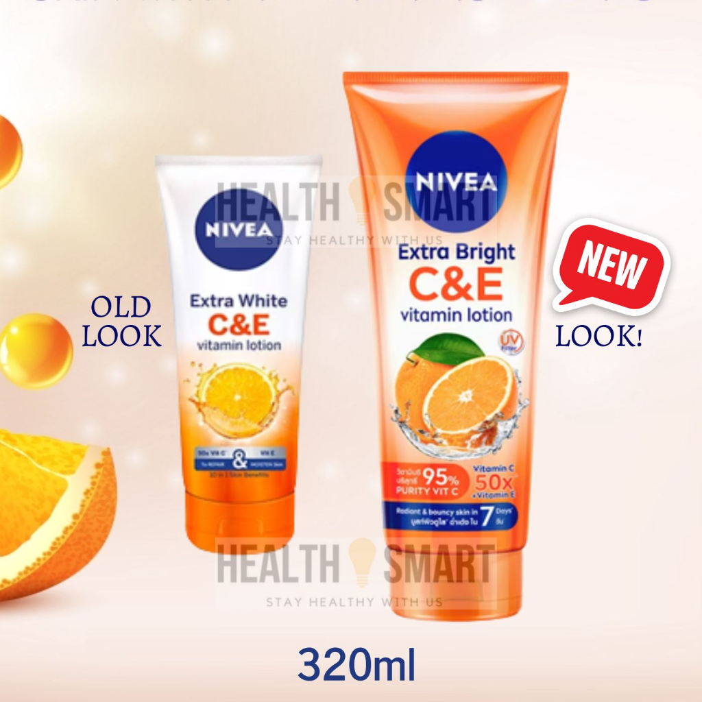 NIVEA Extra Bright C&E/ C&A/ Nivea Extra Bright 10 Super C/ Nivea Super 10 Vitamins & Skin Foods ...