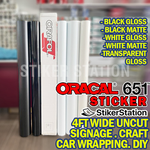 Oracal 651 Sticker / Car Sticker Wrapping Sticker Outdoor Sticker ...