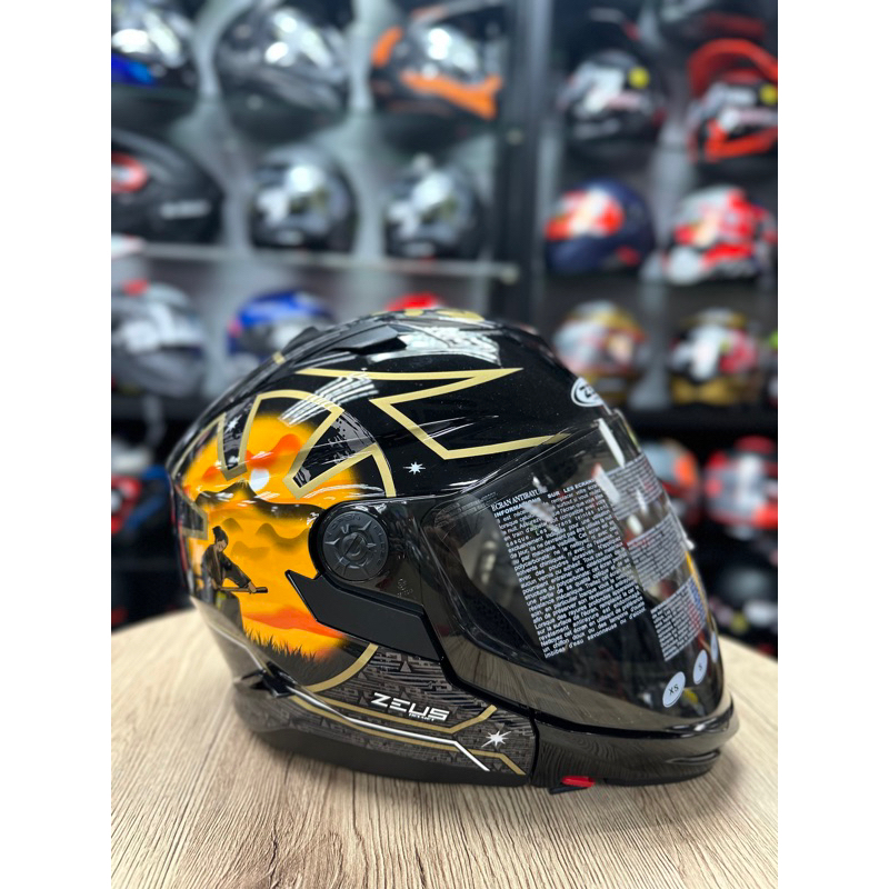 Zeus Helmet ZS 613 Double Visor (smoke visor) | Shopee Malaysia