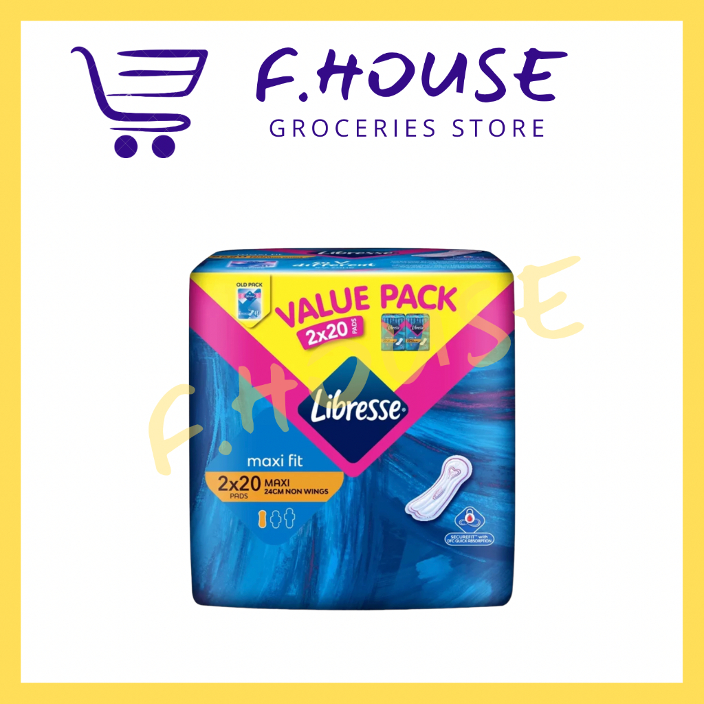 Libresse Maxi Non Wing 24cm (2x20’s) | Shopee Malaysia
