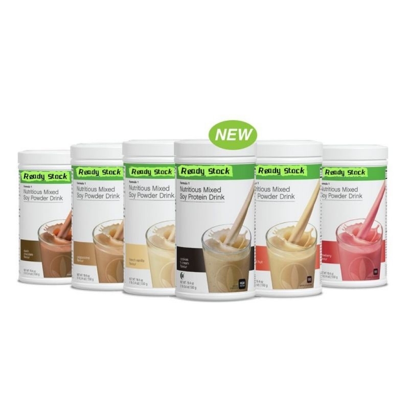 “Ready Stock” Formula 1 (F1) Healthy Nutritional Shake 550g 100% ...