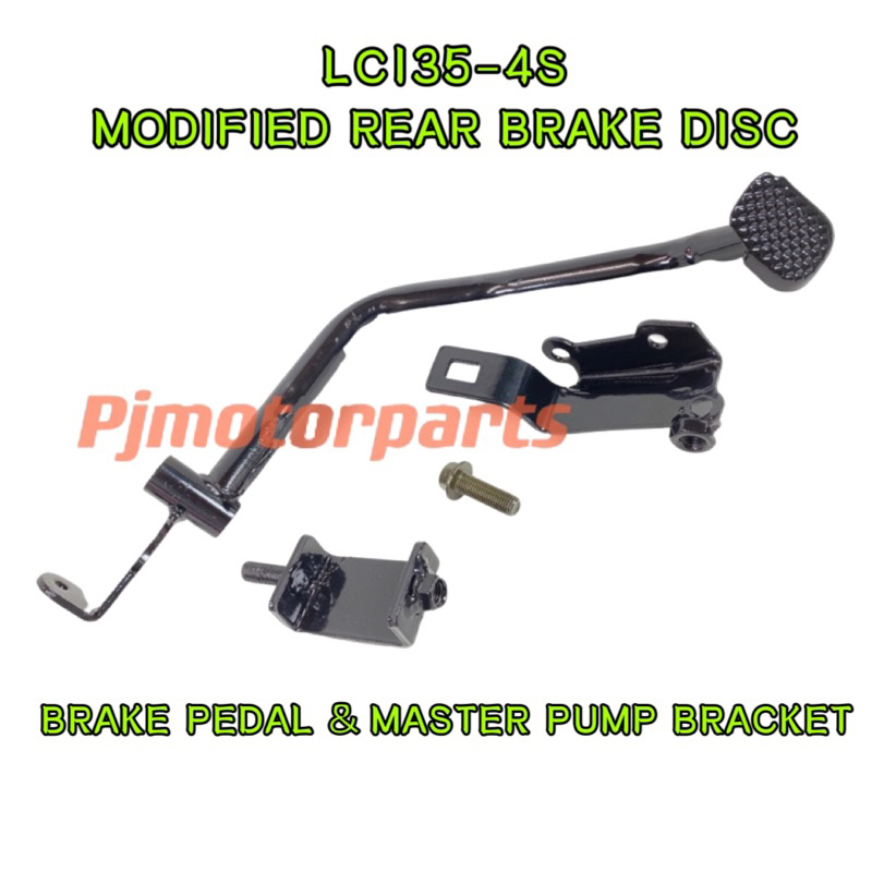 LC135 4S V1-V7 - Modify Rear Brake Disc Brake Pedal Padel Brek Lever ...