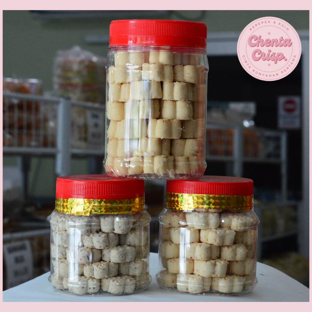 Kuih Bangkit Cheese/Cheese Oreo/Cheese Madu 45/60pcs+- (Chenta Crisp) | Shopee Malaysia