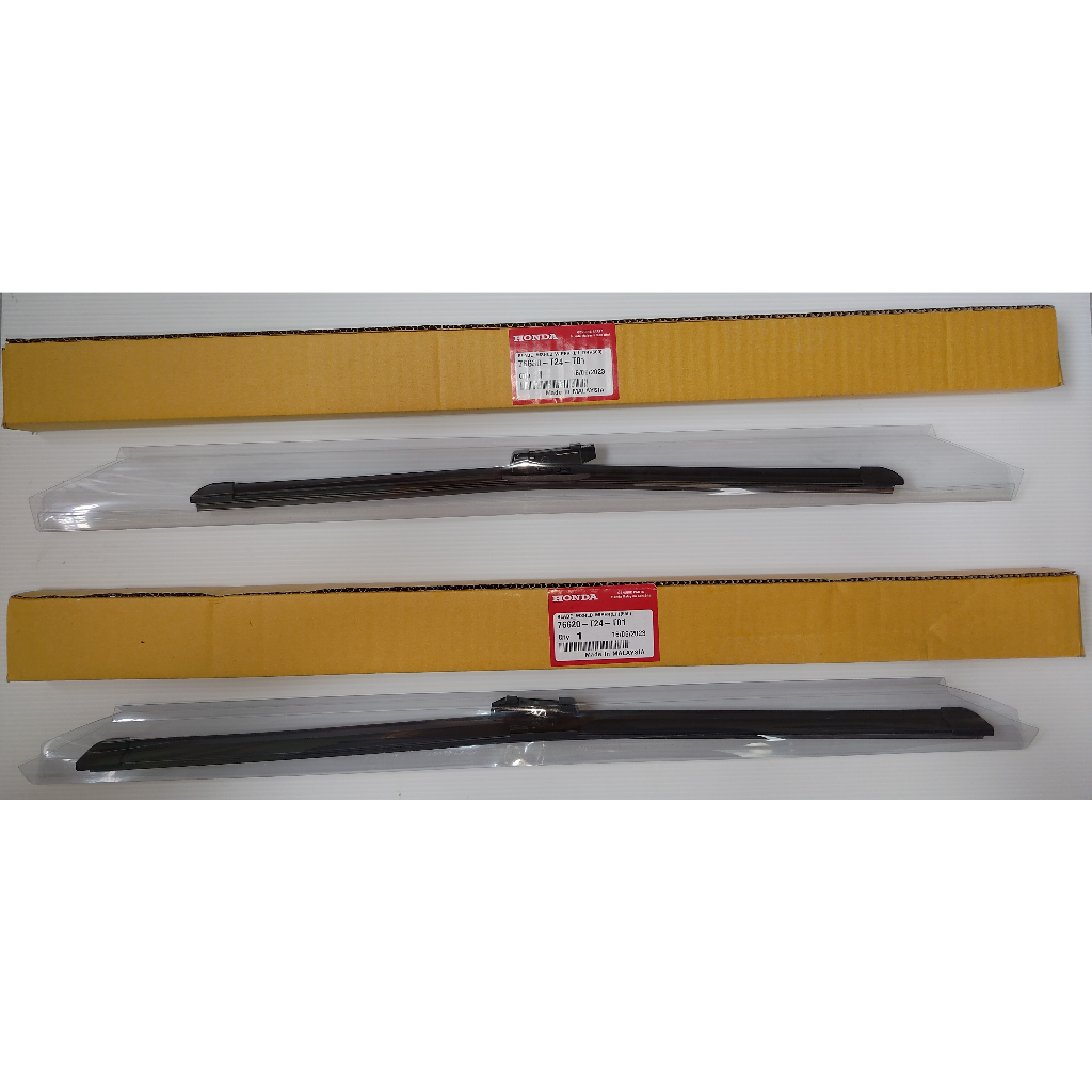 Genuine Front Wiper Blade Set Honda Civic FE T24 76620-T24-T01 & 76630 ...