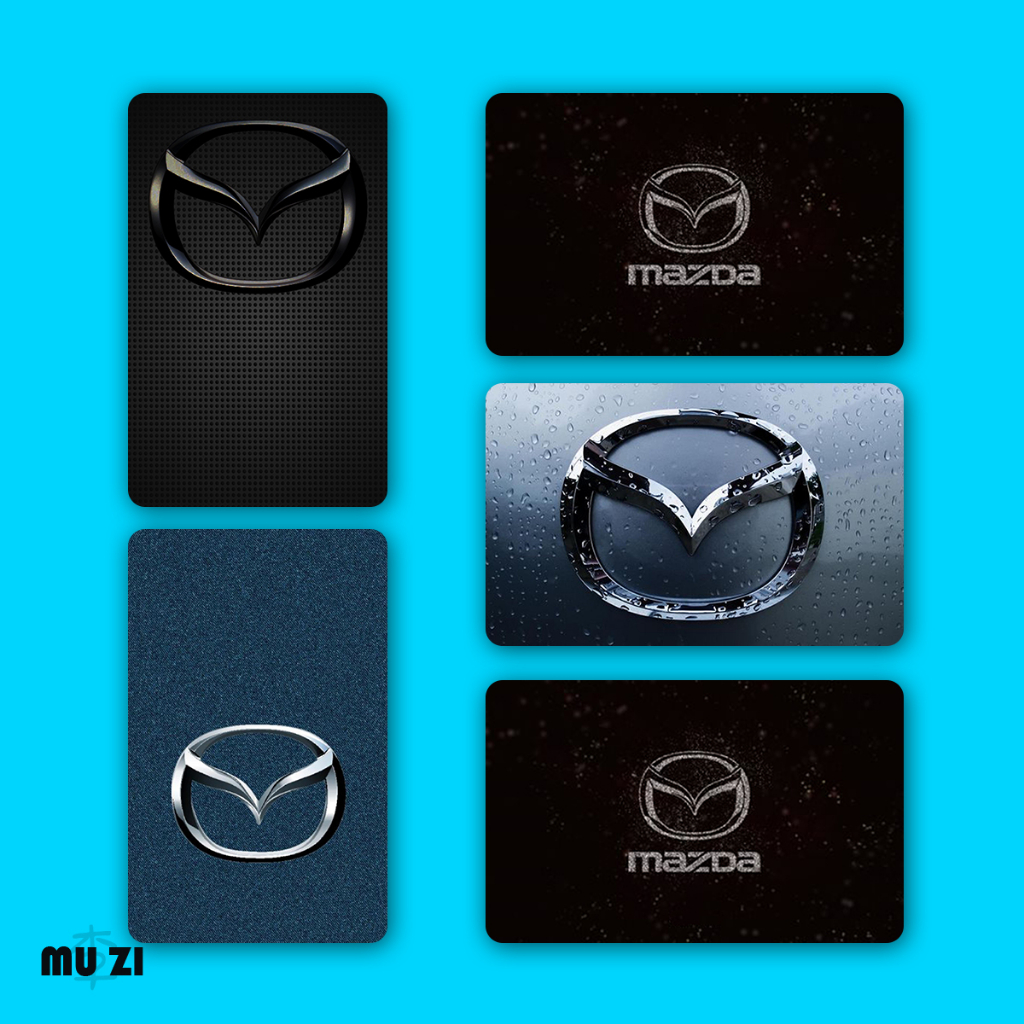 Mazda TnG Card STICKER NFC STICKER Waterproof Thick Hard Material Mazda ...