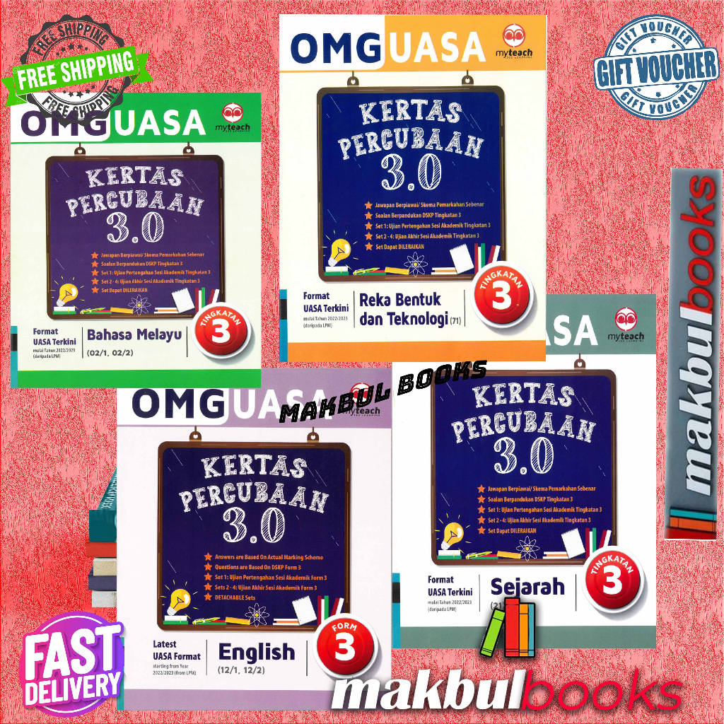 MYTEACH BUKU LATIHAN OMG UASA KERTAS PERCUBAAN 3 0 TINGKATAN FORM 3