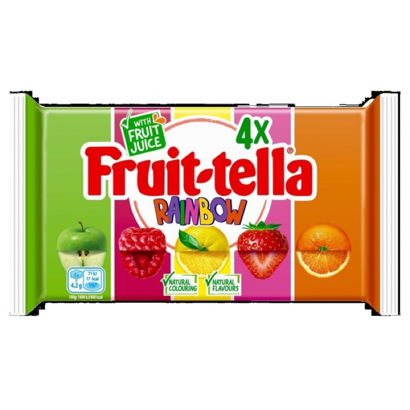 Fruit-tella Rainbow 4x41g Fruitella | Shopee Malaysia