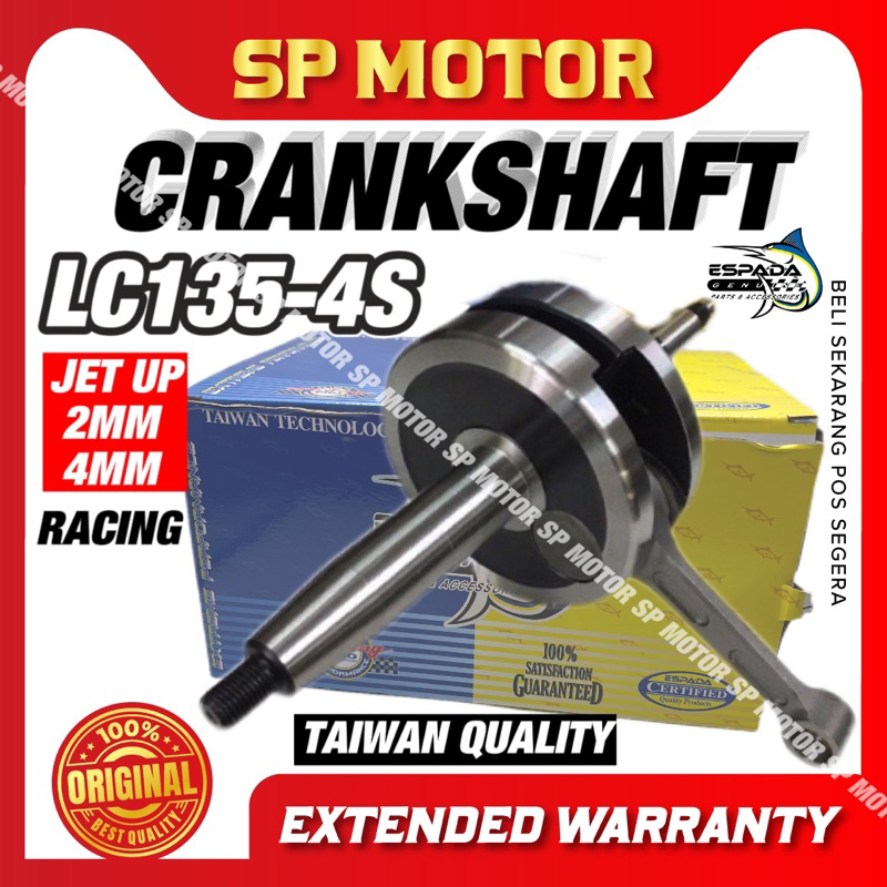 Espada Crankshaft GRANSAP JETROD JET ROD JACKROD LC135 LC 135 4s Jet ...
