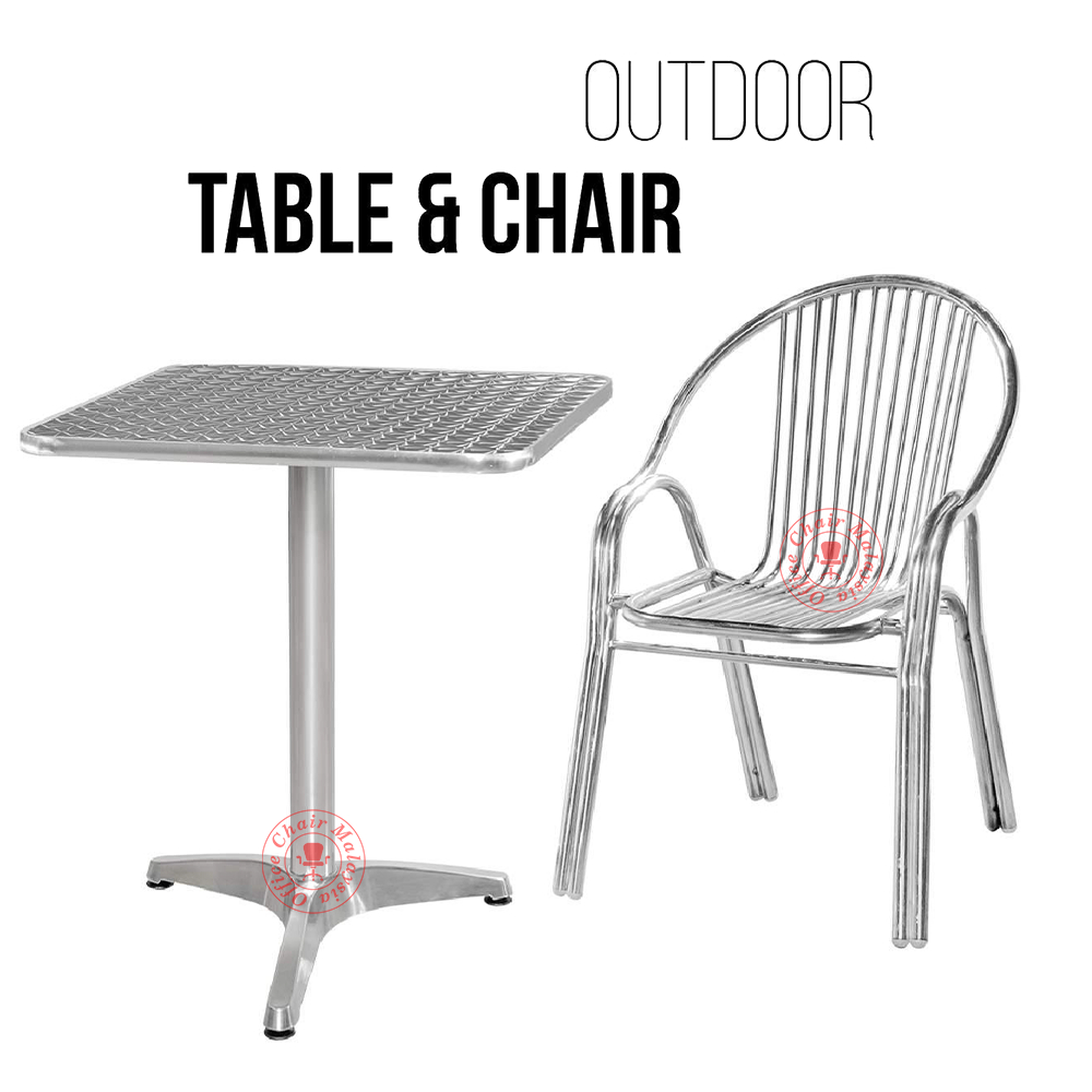 Stainless Steel Table / Foldable Table / Outdoor Table & Chair / Meja ...