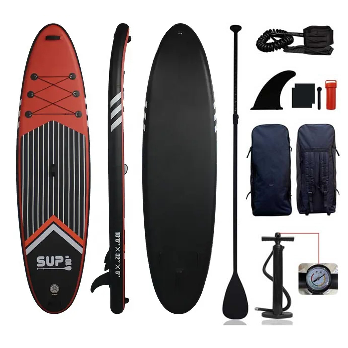 Beginner SUP All Round Inflatable Stand-Up Paddle Board 10.6’ Foot ...