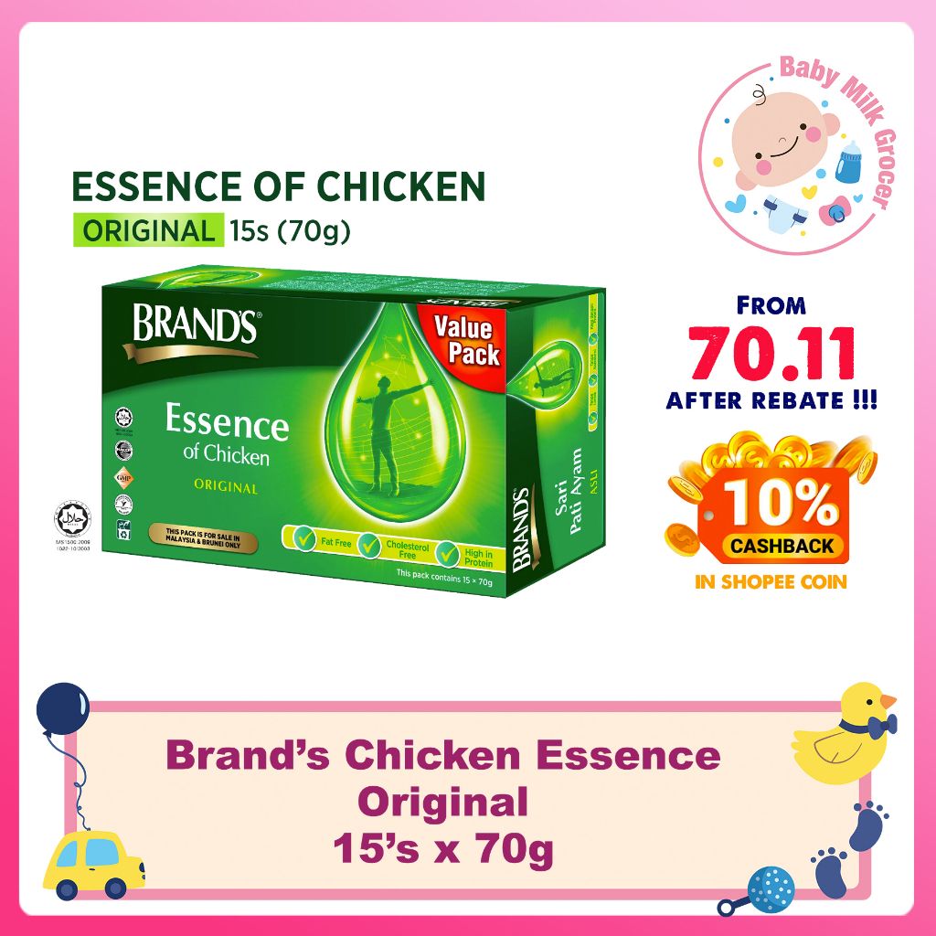 BRAND'S Essence of Chicken (15's x 70g) | Shopee Malaysia