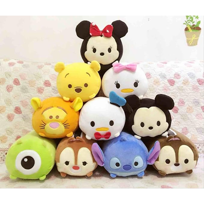 Disney Tsum Tsum Long Pillow | Micky| Minnie| Donald Duck| Daisy Duck ...