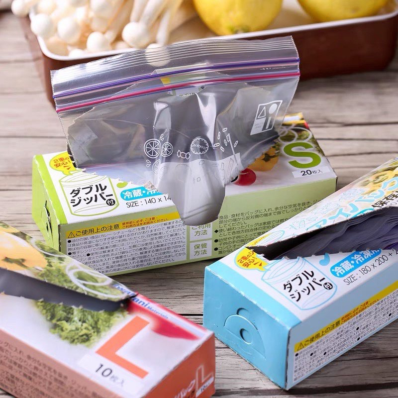Kitchenware - Transparent Zip Lock Food Bag | Shopee Malaysia