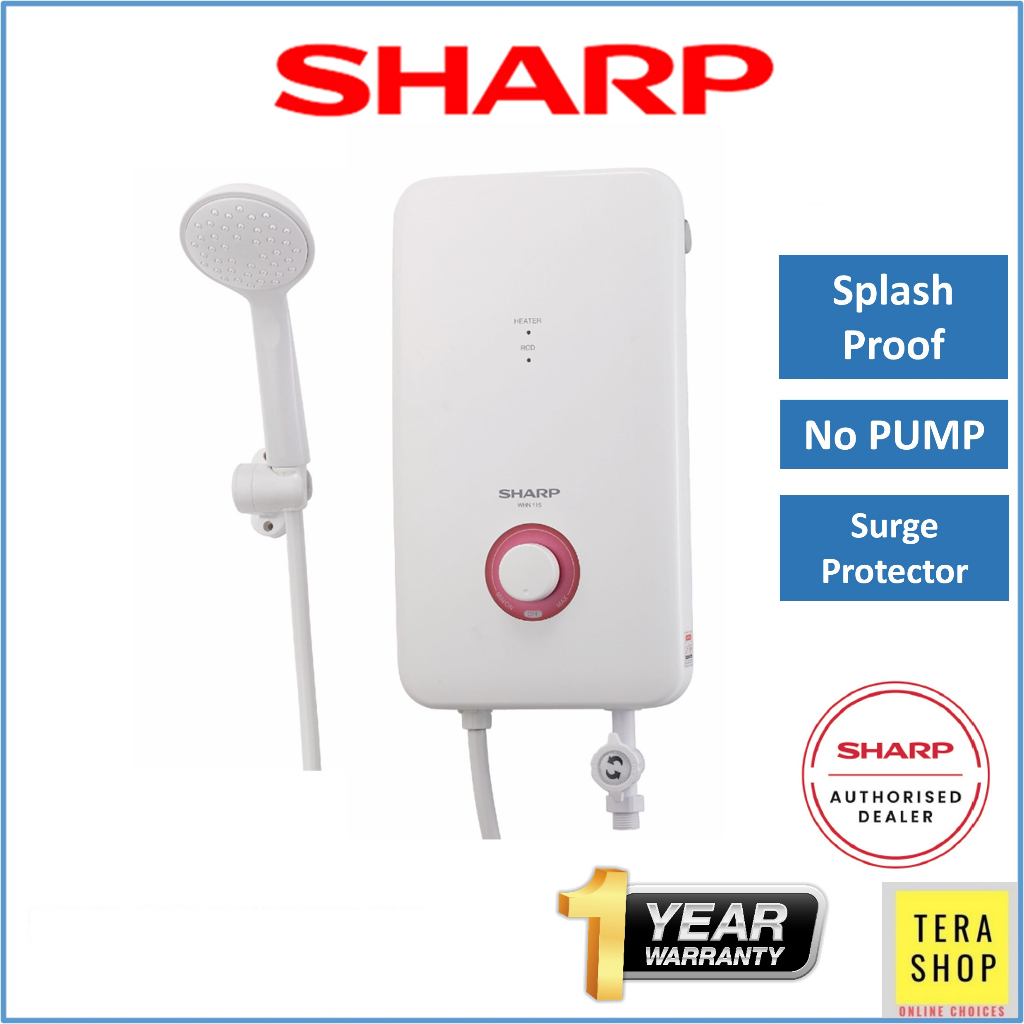 Sharp WHN115B Water Heater No Pump Splash Proof Casing | Shopee Malaysia
