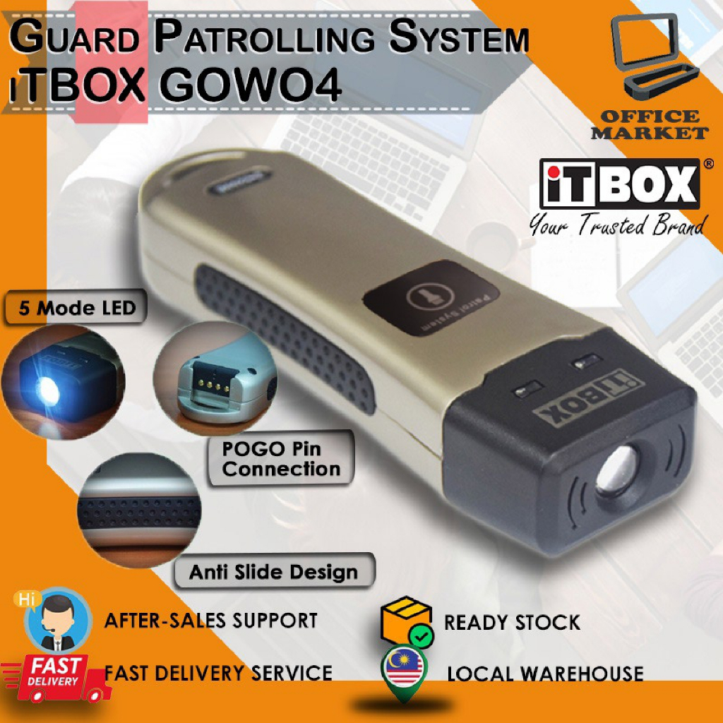 iTBOX GOWO4 Computerized Guard Tour System | Patrol System | RFID ...